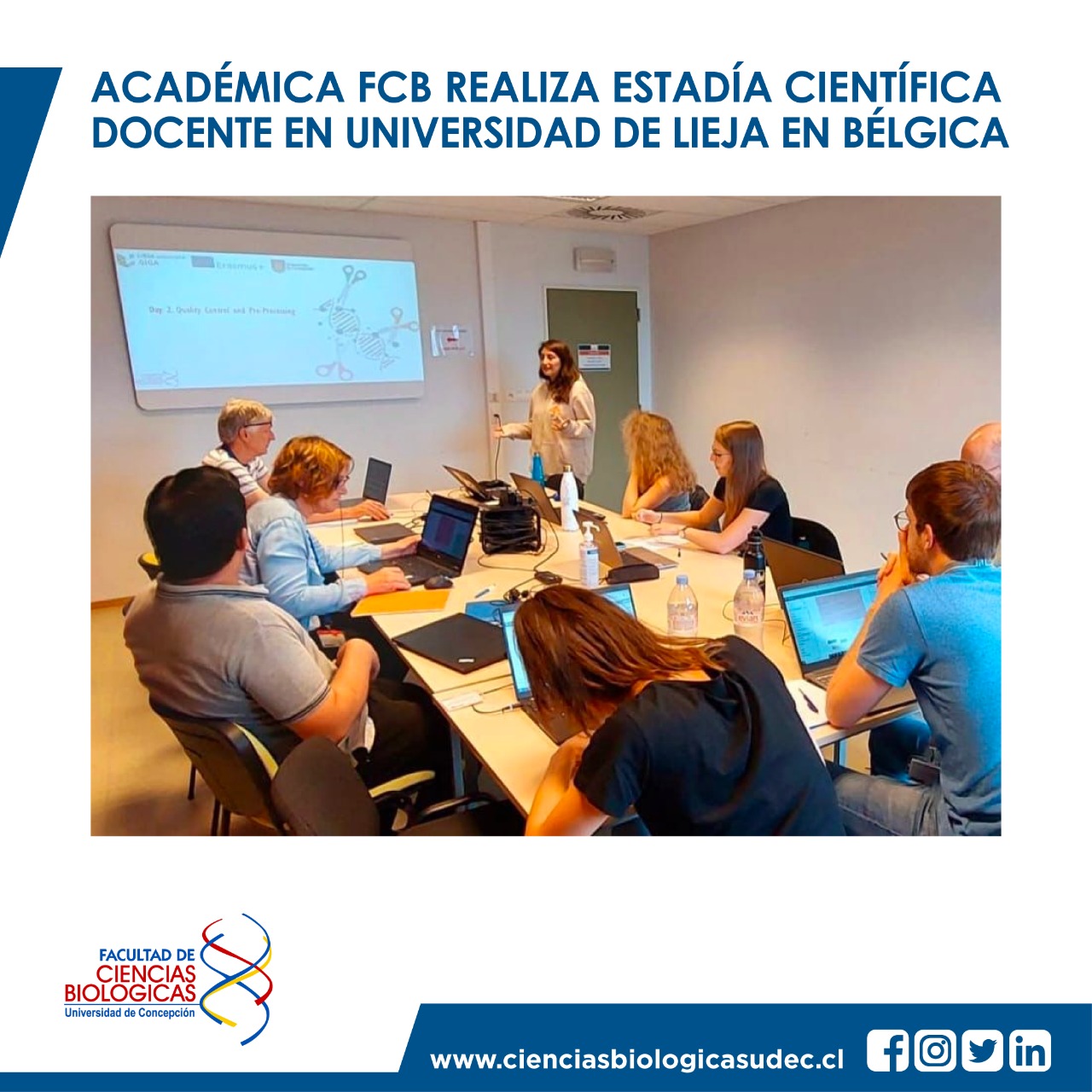 Académica FCB realiza estadía científica docente en Universidad de ...